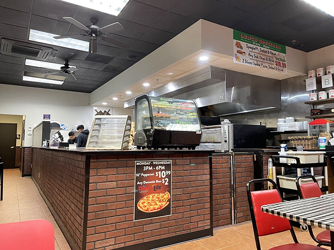 Where the magic happens! This counter is like mission control for your taste buds, launching flavor rockets to your mouth.