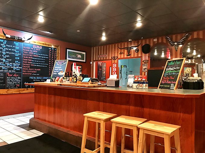 Where the magic happens! Pappy's open kitchen gives diners a front-row seat to the smoky spectacle.