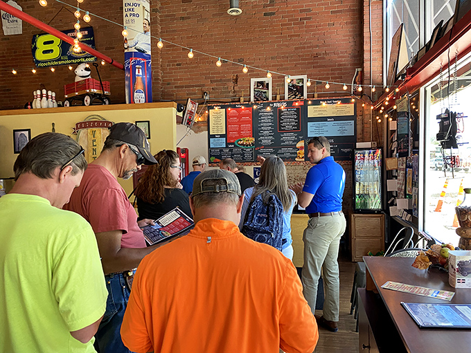 The counter of dreams! Where burger alchemists work their magic and turn simple ingredients into edible gold. No wands required.