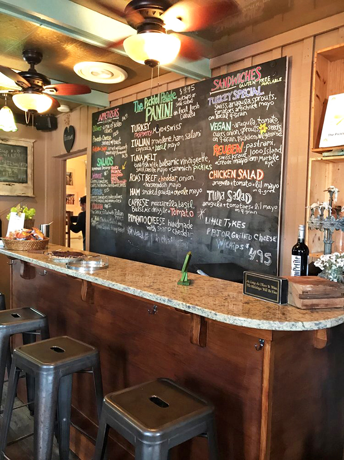 Decisions, decisions! This chalkboard menu is a culinary choose-your-own-adventure novel.