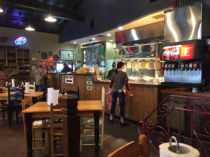 Service with a smile and a side of smoky goodness. It's like the Pearly Gates, but for BBQ enthusiasts.