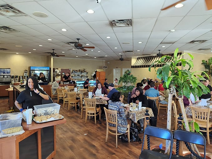 Where everybody knows your name (or at least your sandwich order). DiPrato's bustling dining room is comfort food for the soul.