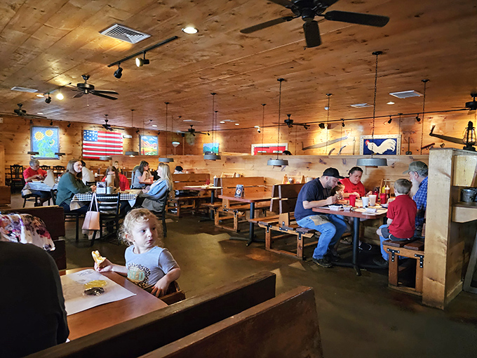 Where strangers become friends and calories don't count. This dining room is serving up more than just great food &ndash; it's dishing out memories!