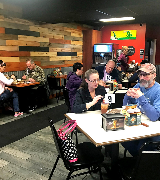 A scene straight out of a Norman Rockwell painting &ndash; if Norman had a serious thing for smoked meats.