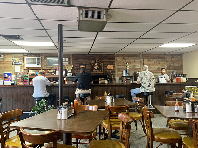 The breakfast club, barbecue edition. These early birds know the secret to starting the day right &ndash; with a side of smoky goodness.