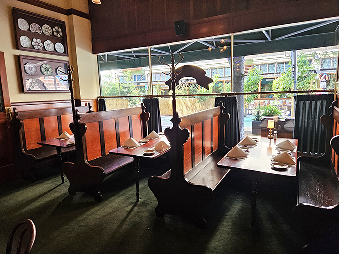 Church pews reimagined as dining booths? It's a religious experience for seafood lovers.