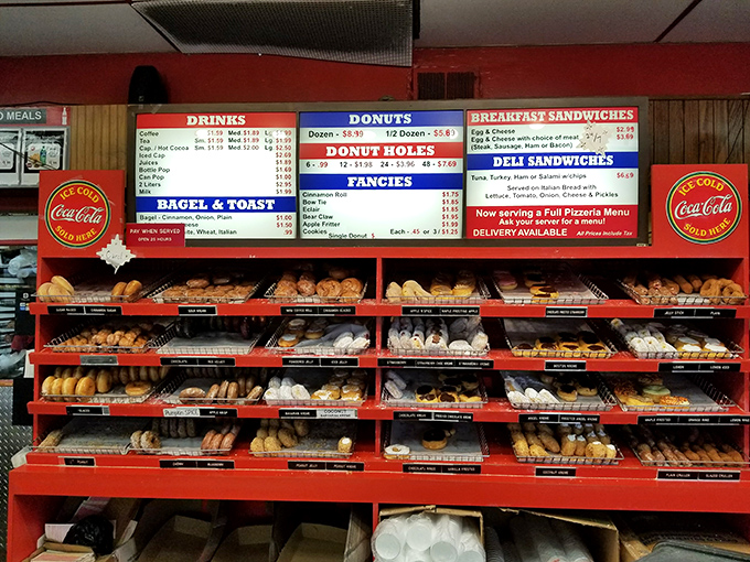 Donut heaven exists, and it's behind this glass. Resistance is futile, my friends.