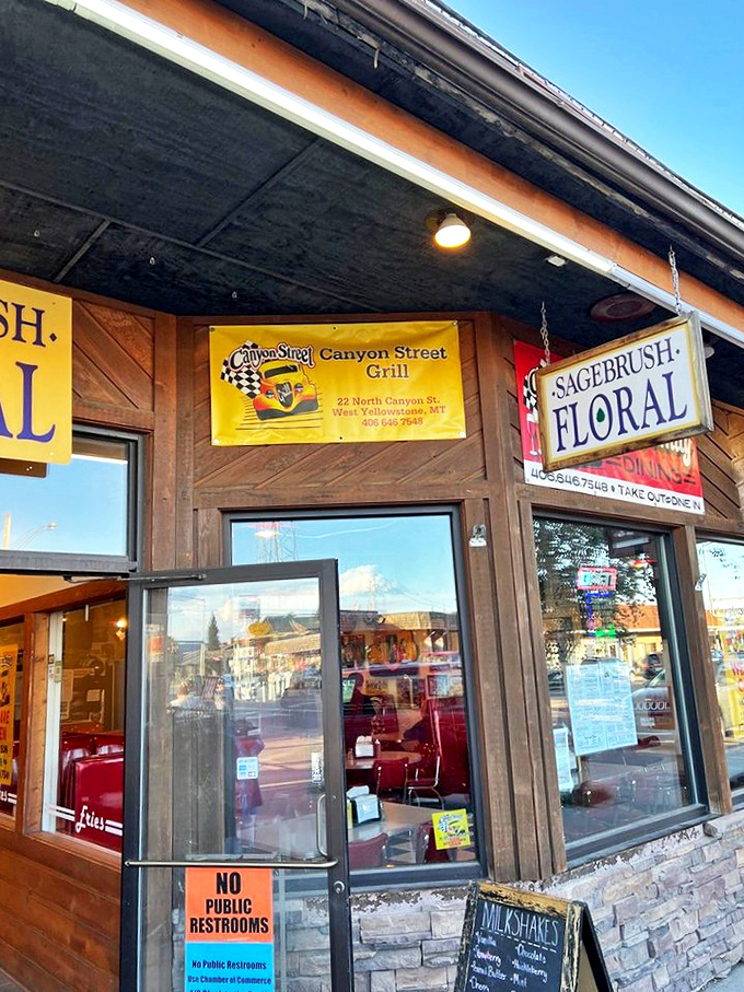 Welcome to flavor town! This entrance is your ticket to a world where calories don't count and nostalgia reigns supreme.