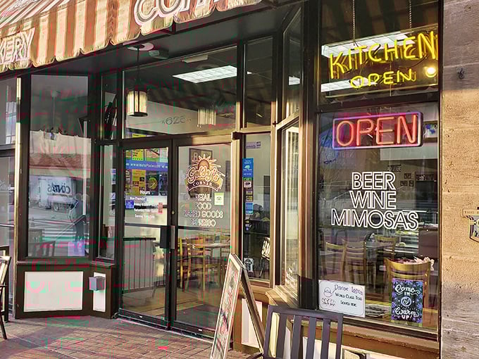 Open sesame! These doors lead to a world where calories don't count and coffee flows like a river of caffeinated dreams.