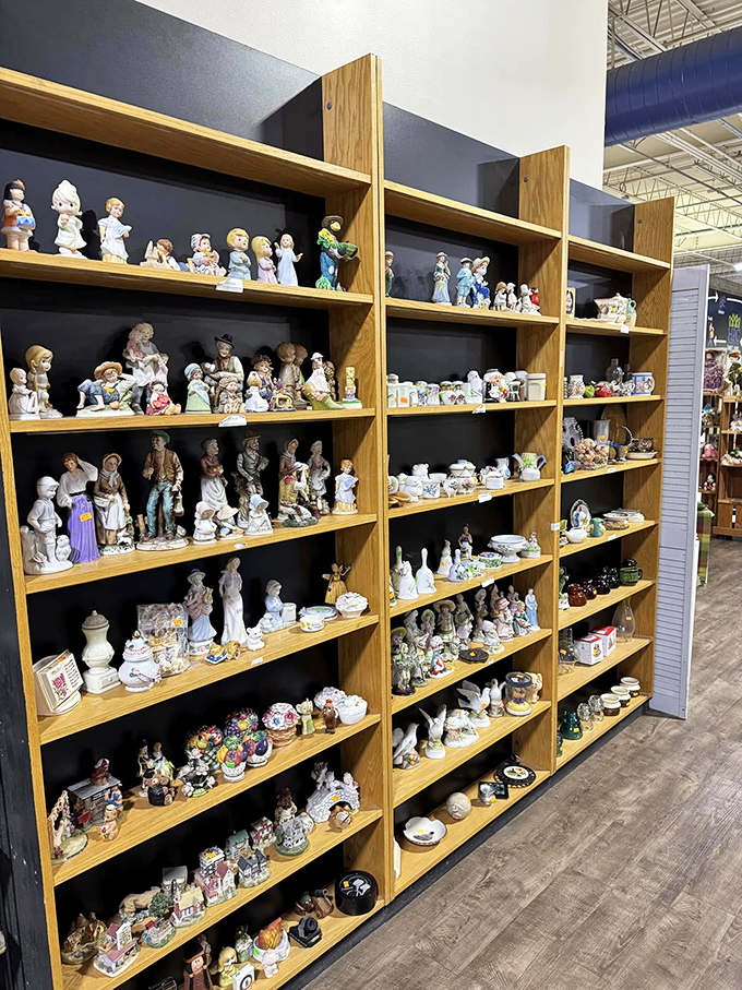 It's a small world after all! This figurine collection is like a United Nations summit of tchotchkes.