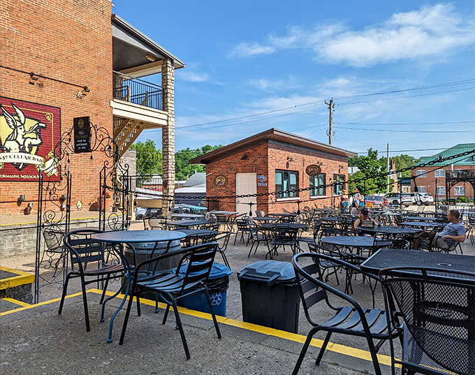 Hermann 1837 Cellar Bar: Where the wine flows like water and the atmosphere is more intoxicating than the drinks. Cheers to time travel!