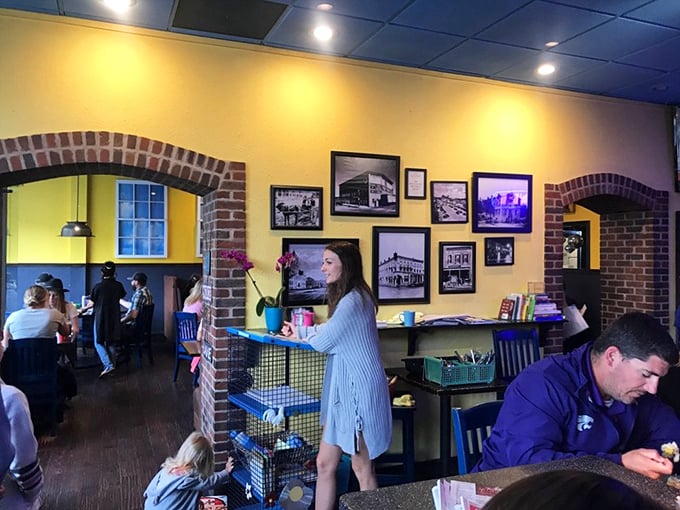 Where breakfast dreams begin. The Chef's hostess stand, adorned with vintage photos, is your gateway to a world of morning delights.