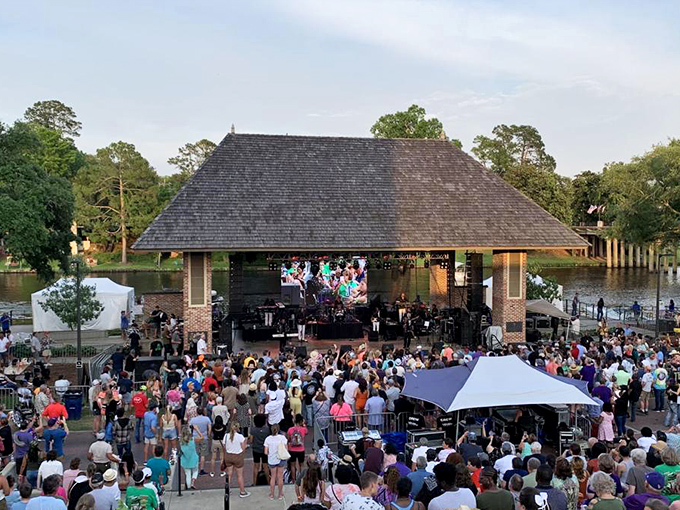 Jazz R&B Festival: Where the music's so good, even the alligators tap their tails. Bring your dancing shoes!