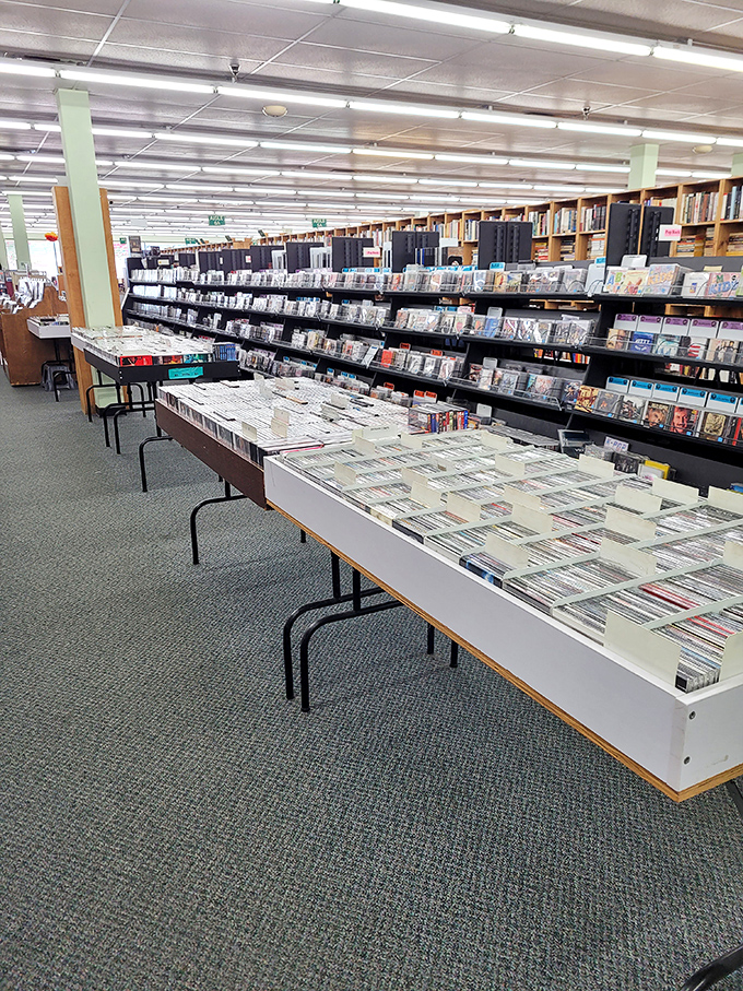 Cassette tapes galore! It's like stumbling into a time capsule from the '80s. Walkman not included, but nostalgia is free.