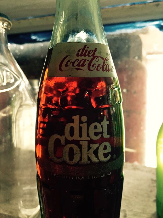 Diet Coke, but make it vintage. It's like finding the Holy Grail of soft drinks for the calorie-conscious time traveler.