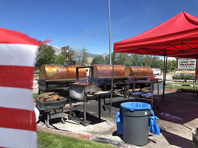 Where the magic happens! These smokers are like BBQ time machines, transforming meat into mouthwatering masterpieces hour by smoky hour.