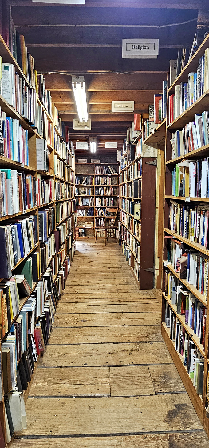 The religion section: where faith meets footnotes. Enlightenment guaranteed, or your karma back.