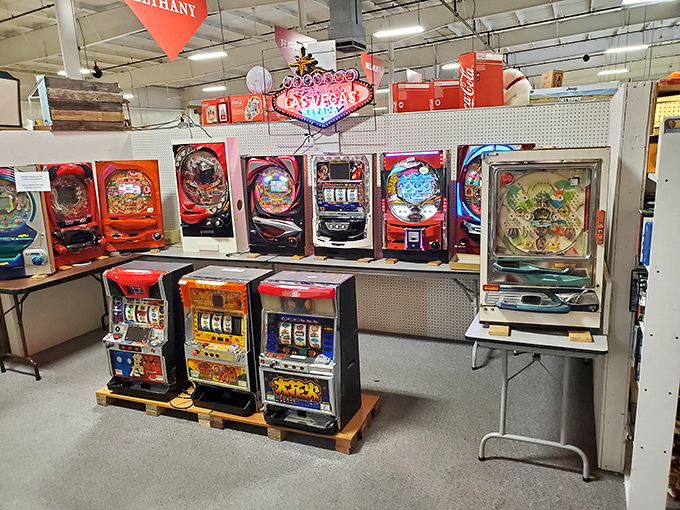 Jackpot! No need to visit Vegas when you can bring the slots home. Just don't tell grandma you're turning the living room into a casino.