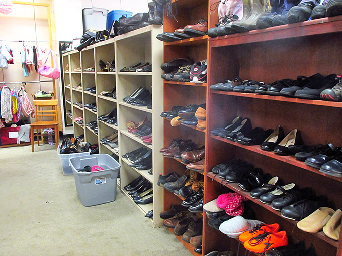 If Cinderella were a bargain hunter, she'd lose her mind (and maybe her other shoe) in this footwear wonderland.