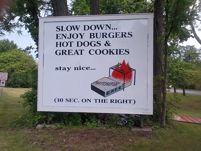A sign that speaks the truth. Slow down, enjoy life, and remember - cookies make everything better.