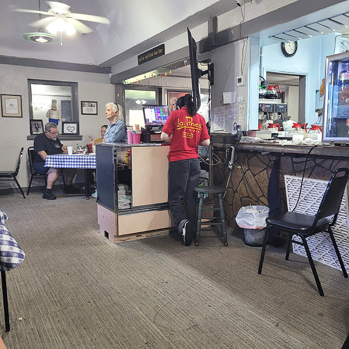 The unsung heroes of flavor town. La Pines staff work their magic, turning simple ingredients into unforgettable meals.