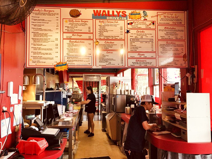 Behind the scenes where the magic happens. Wally's staff: turning ordinary ingredients into extraordinary meals since... well, a long time ago.