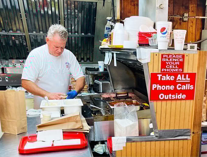 The wizard behind the curtain! Watch as breakfast magic happens right before your eyes.
