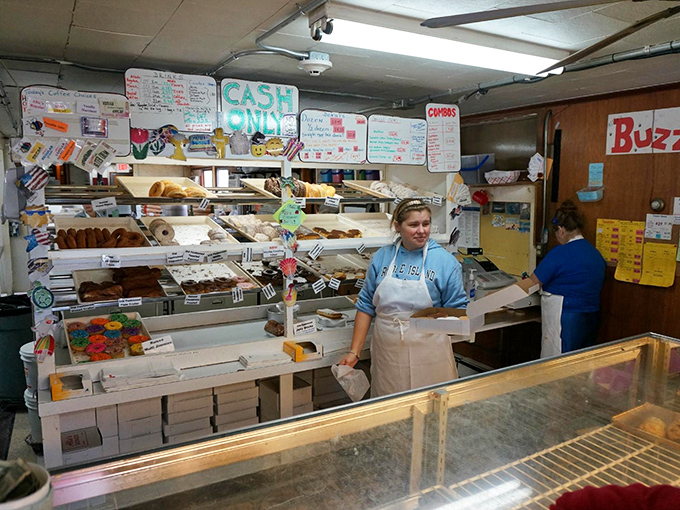 The unsung heroes of the donut world! Allie's staff works tirelessly to keep our sugar levels dangerously high.