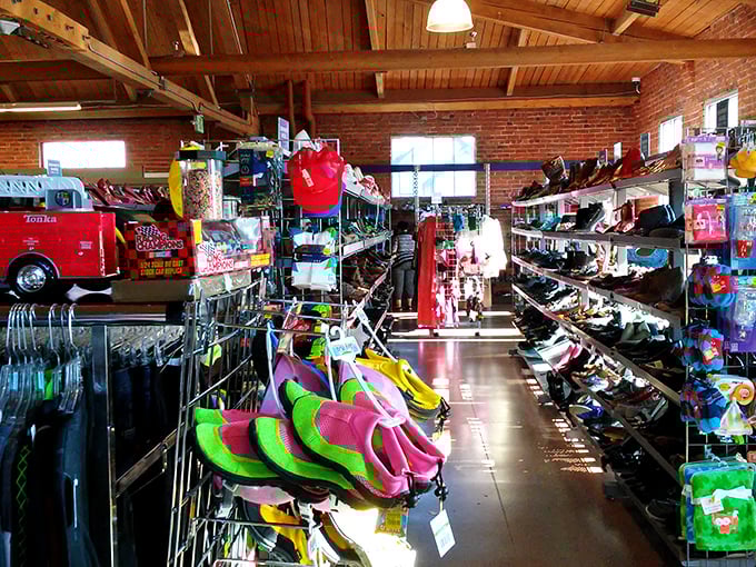 Toy Story comes to life in this aisle. From forgotten Furbies to lonely Legos, every plaything is hoping for a new adventure.