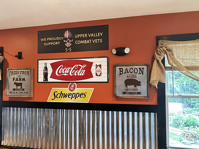 Wall art that's as American as apple pie... if apple pie came slathered in BBQ sauce. A visual appetizer for your BBQ feast.