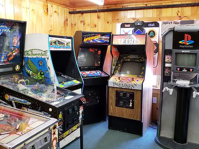 Pac-Man fever lives on! This corner of nostalgia is where quarters go to party like it's 1985.