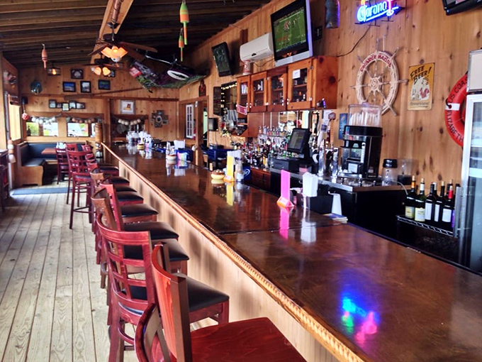Pull up a stool and stay awhile! This bar's got more character than a quirky small-town sitcom, and the drinks flow as freely as the conversation.