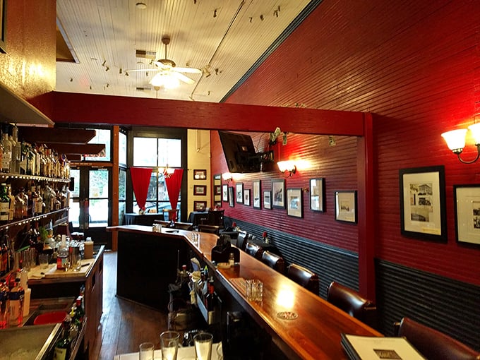 This bar isn't just serving drinks, it's serving up memories. Each bottle tells a story, and you're invited to be part of the narrative.