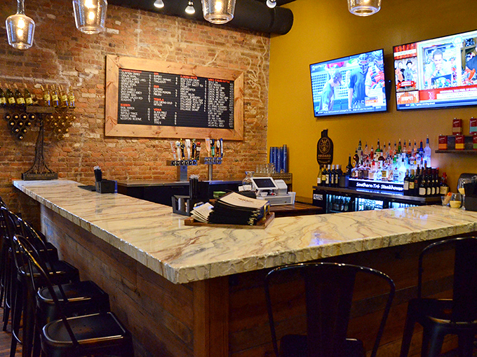 At this bar, the spirits are high and the marble's so pretty, you might forget to order your drink!