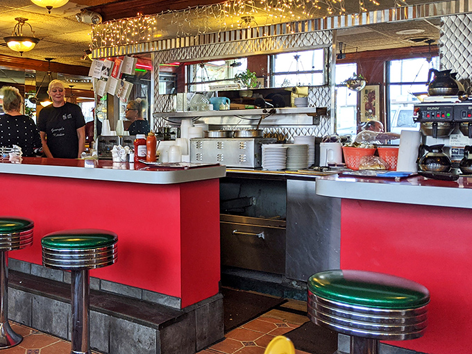 The breakfast bar: Where culinary magic happens and diet plans go to die. Watch in awe as short-order wizards conjure up plates of morning bliss.