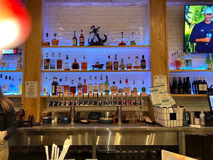 This bar doesn't just serve drinks, it serves liquid vacations. One sip, and you're practically hearing seagulls.