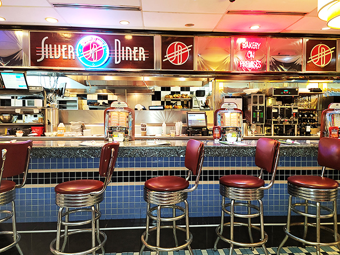 Pull up a stool and prepare for magic! This counter is where breakfast dreams come true and coffee cups never run dry.