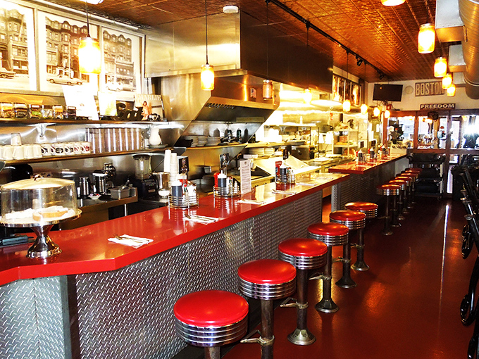 Pull up a stool and join the breakfast club! Charlie's counter is where the magic happens &ndash; and where food becomes an interactive sport.