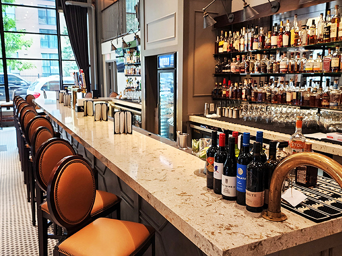 A bar so well-stocked, it could survive a zombie apocalypse. Bourbon lovers, welcome to your new happy place.