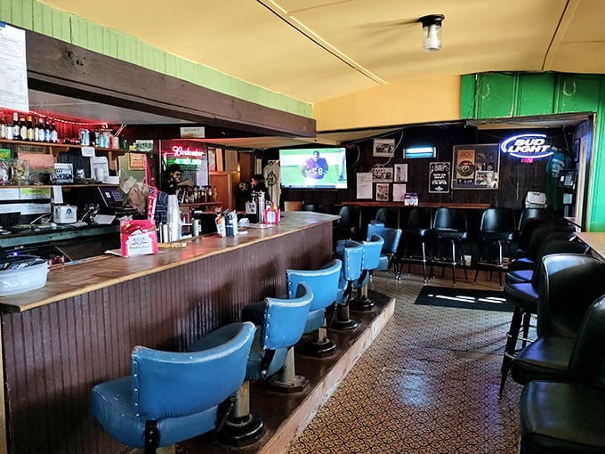 Belly up to the bar for a different kind of morning pick-me-up. Coffee with a side of local charm, anyone?