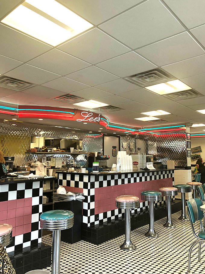 Pull up a stool and stay awhile! This classic counter is where milkshake dreams and burger fantasies come true.