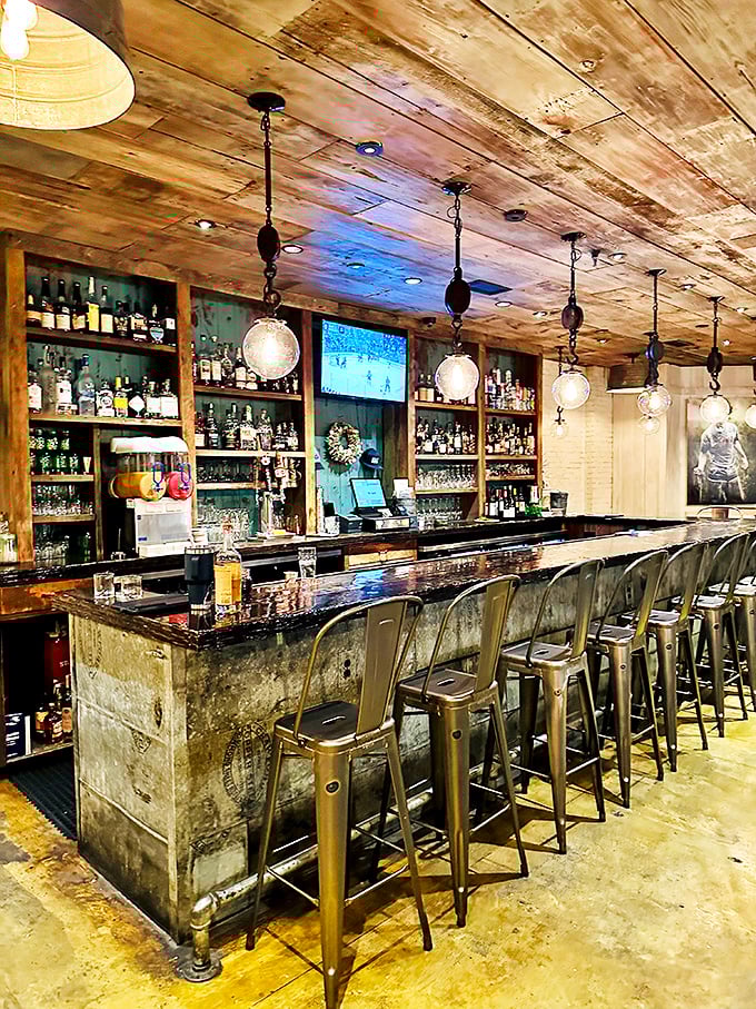 Pull up a stool and prepare for libation liberation. This bar is where seafood dreams and cocktail artistry collide.