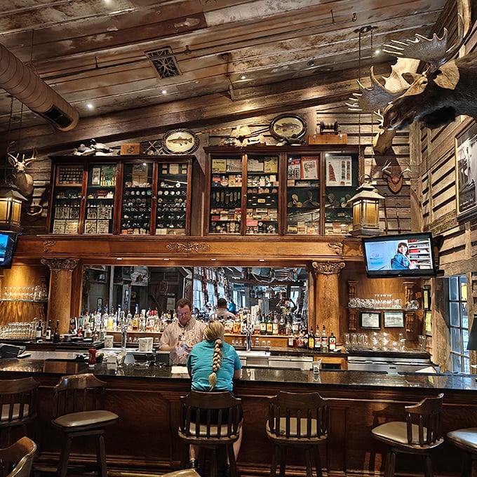 Shiver me timbers! This bar is stocked better than a pirate's treasure chest. Time to raise the jolly roger and dive in!