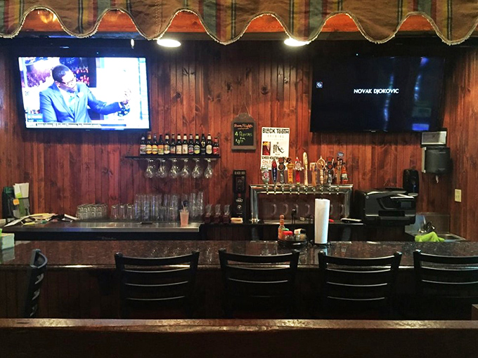 Pull up a chair at the bar and watch the pizza magic happen. It's dinner and a show, minus the overpriced tickets!