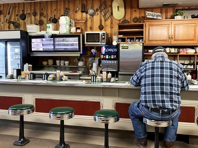 The counter seats aren't just spots to eat&mdash;they're front-row tickets to the greatest show in town: watching short-order cooking performed with decades of practice.