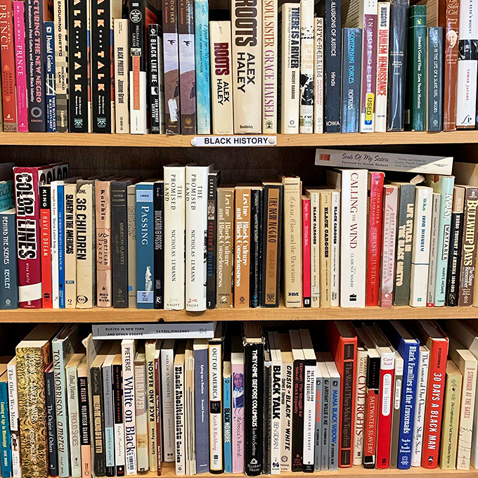 The Black History section: a powerful reminder that some of the most important stories are the ones that were nearly silenced.