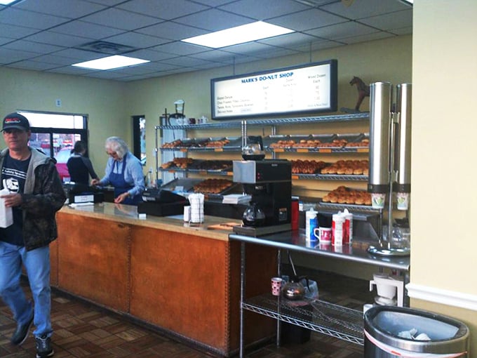 Command central for carb lovers! This counter is where donut wishes are granted and diets go to die.
