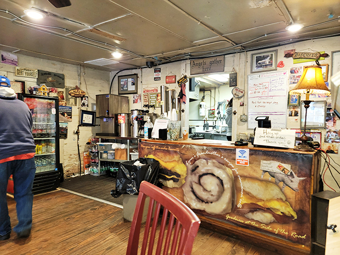The heart of the diner, where biscuit dreams come true. Watch the magic happen, one flaky layer at a time.