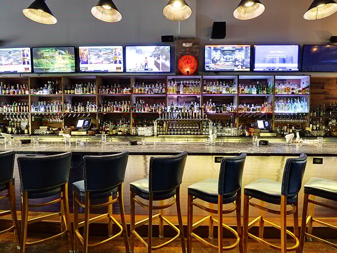 The bar selection rivals mainland craft cocktail establishments, with enough whiskey options to make a Kentucky distiller feel right at home.