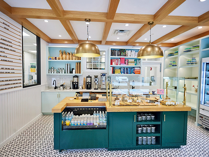 Welcome to carb heaven! Eva's counter area is like Willy Wonka's factory for grown-ups who prefer pastries to candy.